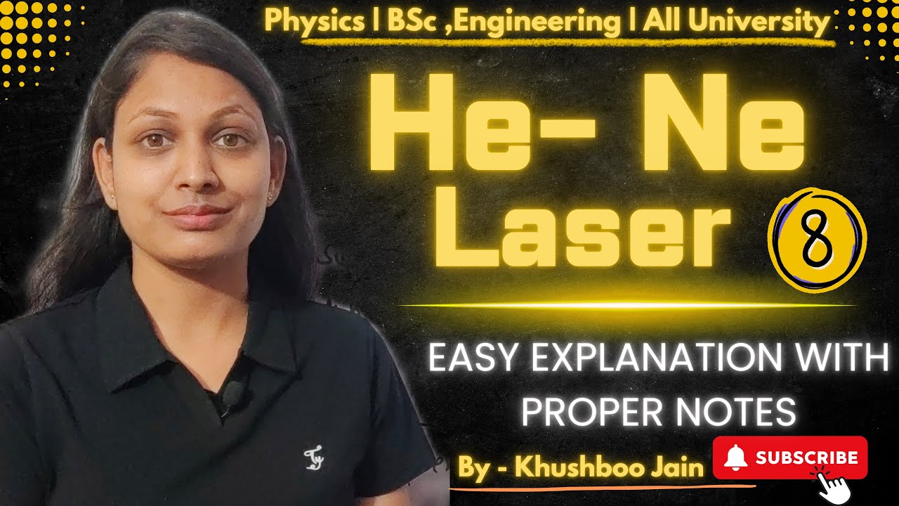 He-Ne laser construction 🔥(part-1) | lect.-08 | laser light #optics # ...