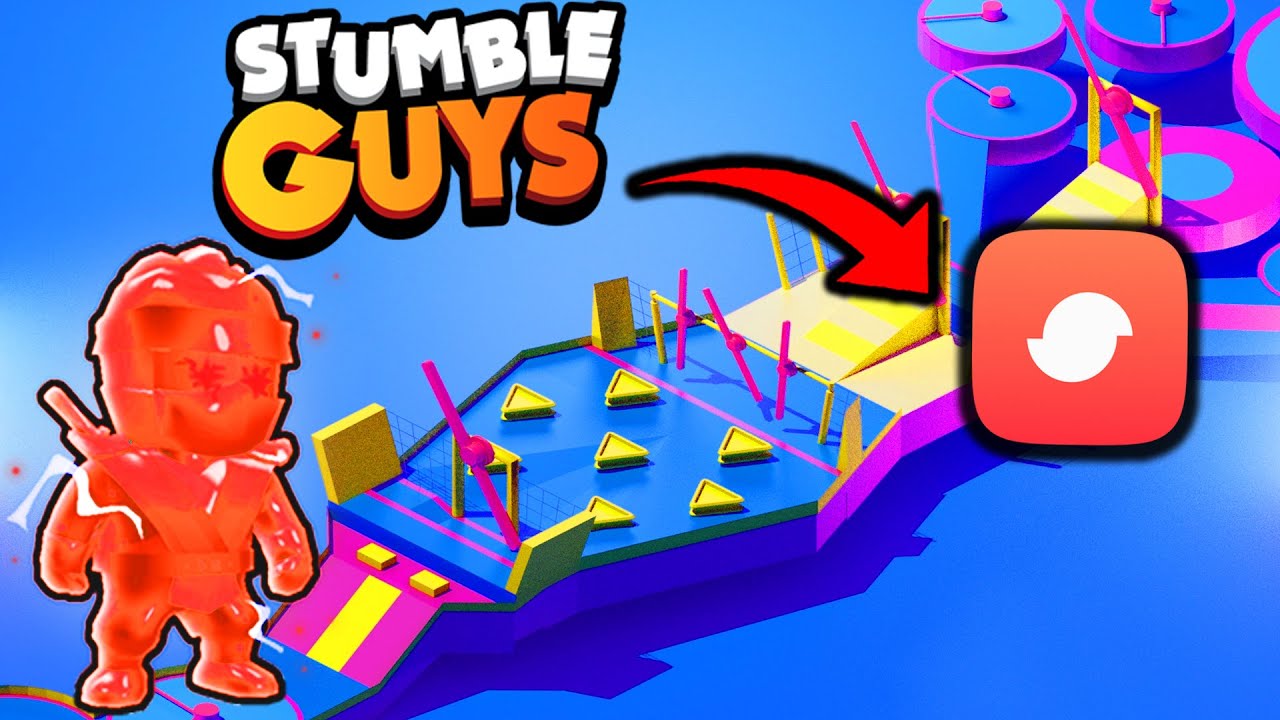 I CREATED MY OWN STUMBLE GUYS MAP - YouTube