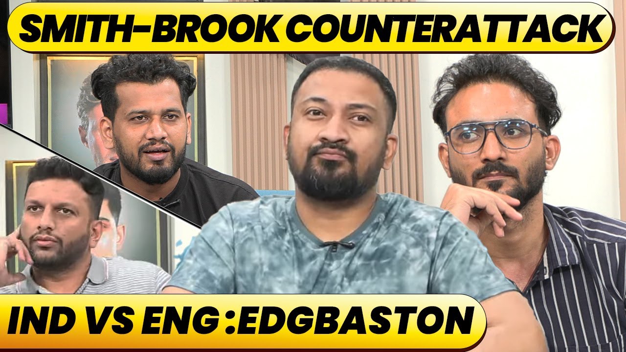 🔴Ind vs Eng : Smith, Brook's explosive counter attack - YouTube