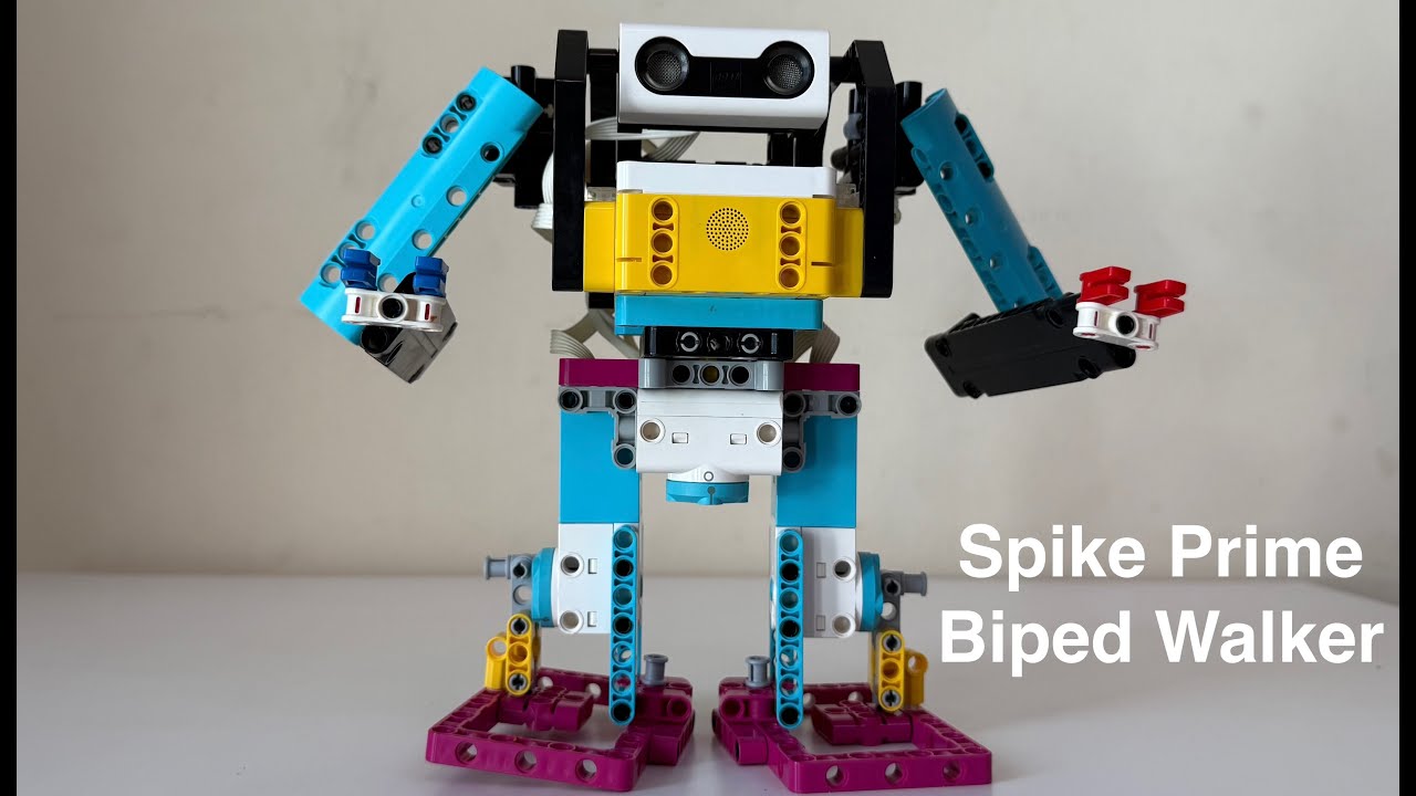 Spike Prime Biped Walker - YouTube