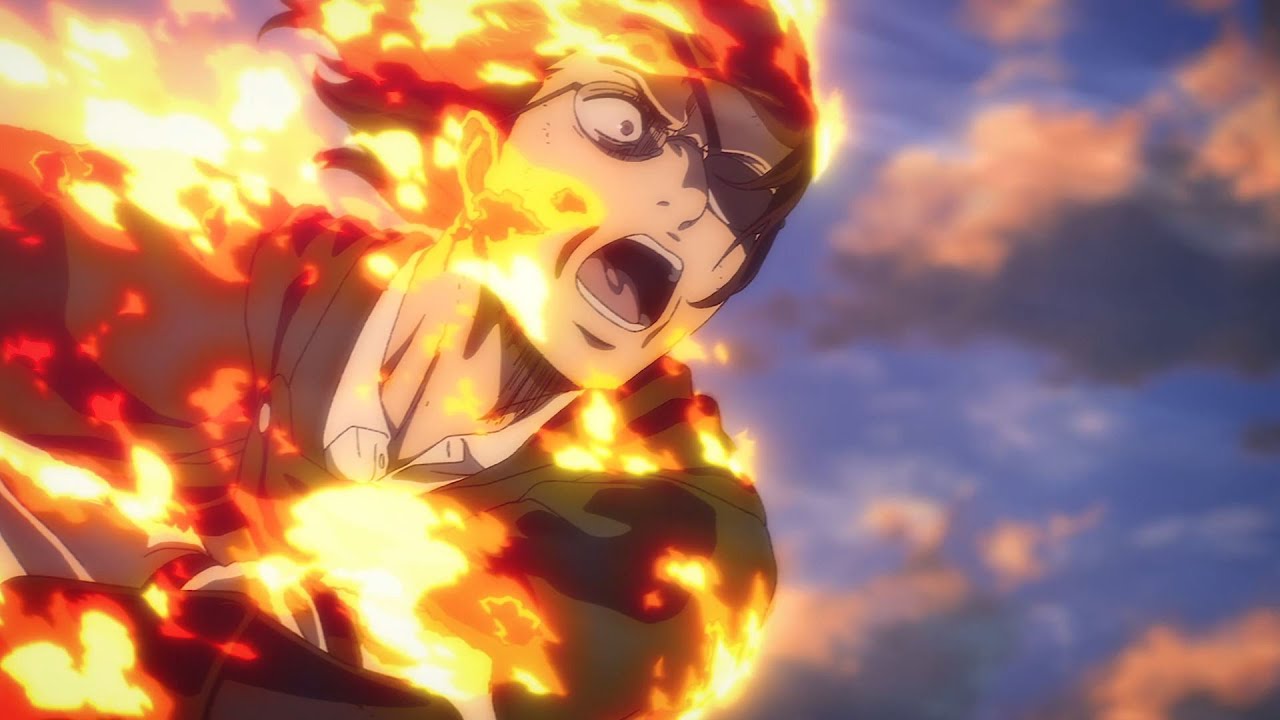 Hange vs. The Rumbling | Attack on Titan - YouTube