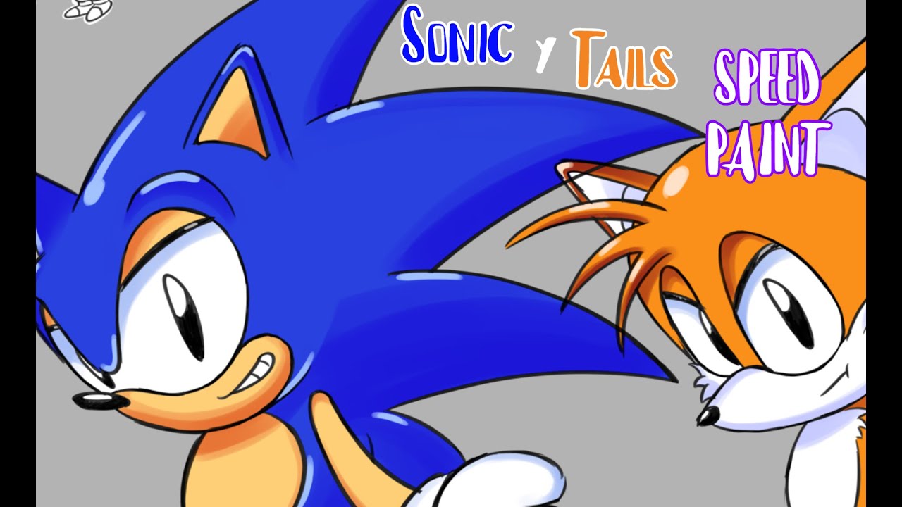 Sonic/Tails speedpaint - YouTube