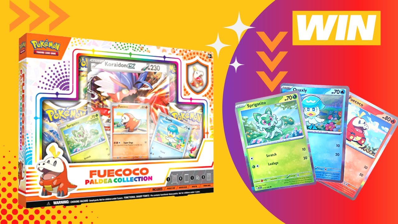 Fuecoco Collection Box Opening | Giving Away The Promos! #pokemon # ...