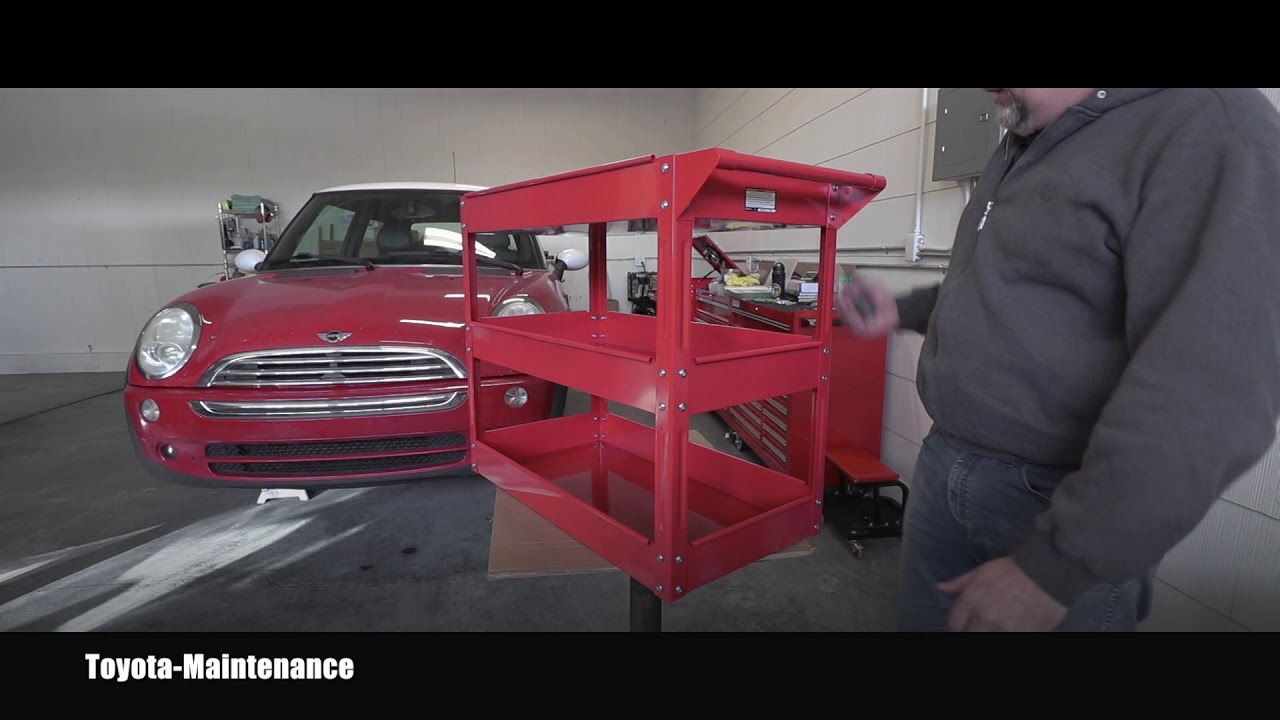 Mechanic's 3 Shelf Service Cart Unboxing, Assembly - YouTube