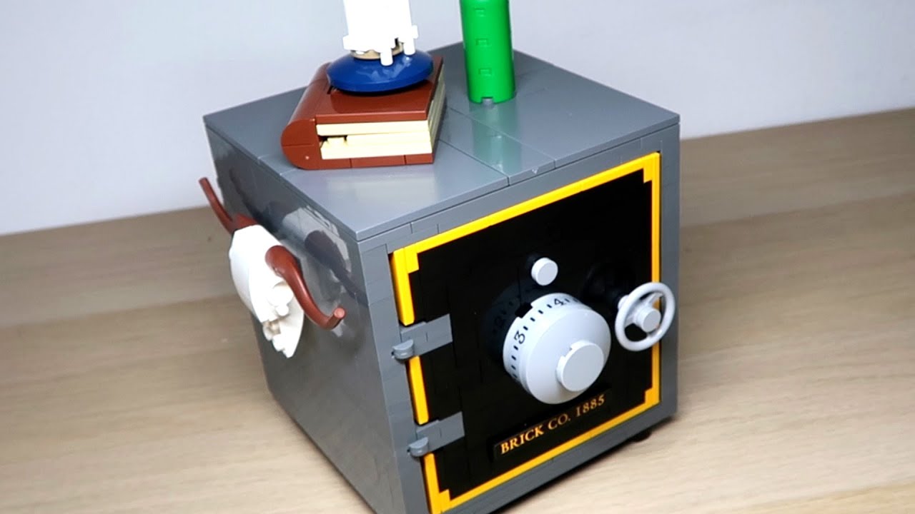 LEGO Sheriffs Safe Bricklink Designer Program Build - YouTube