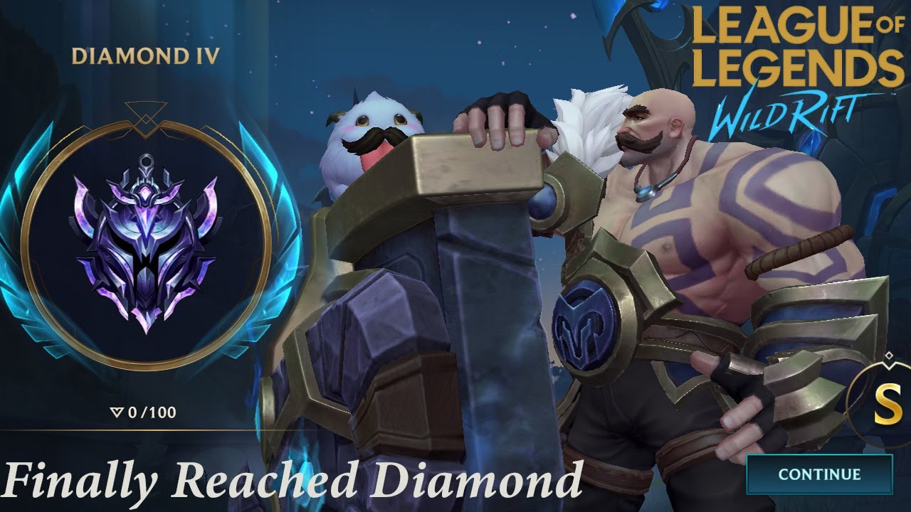 Finally Reached DIAMOND I League Of Legends: Wild Rift - YouTube