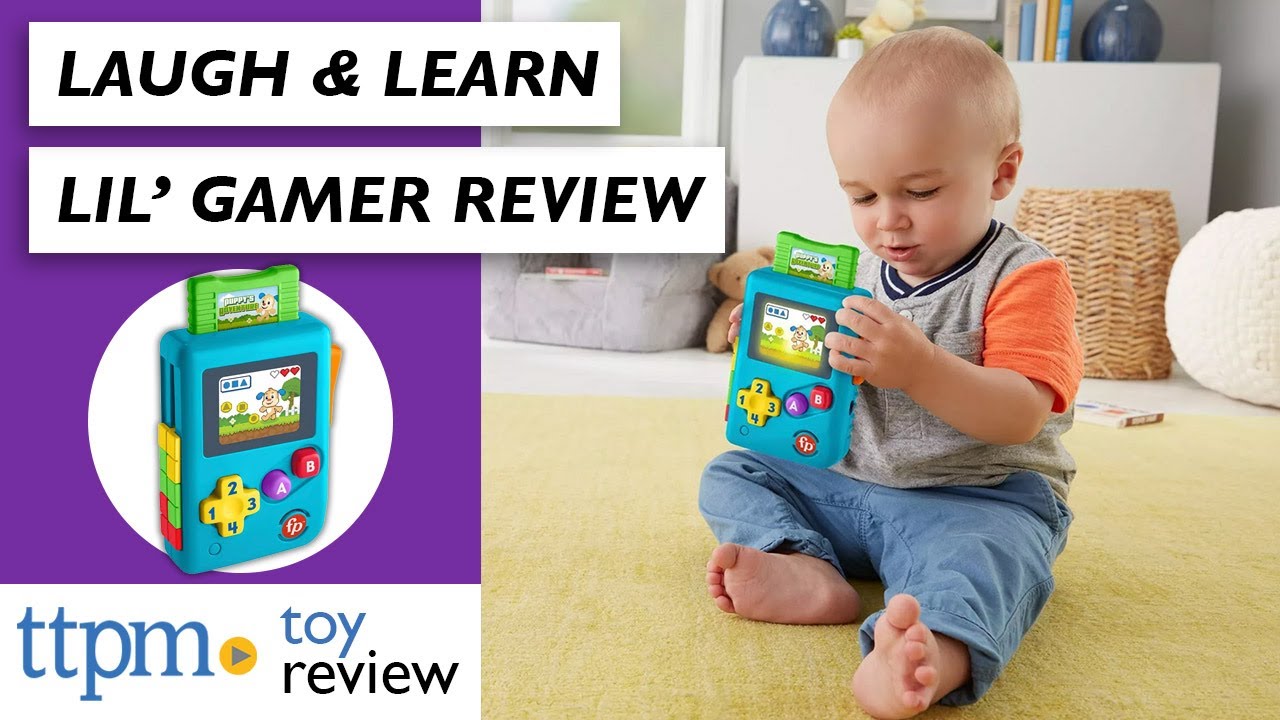 Laugh & Learn Lil' Gamer from Fisher-Price | Toy Review - YouTube