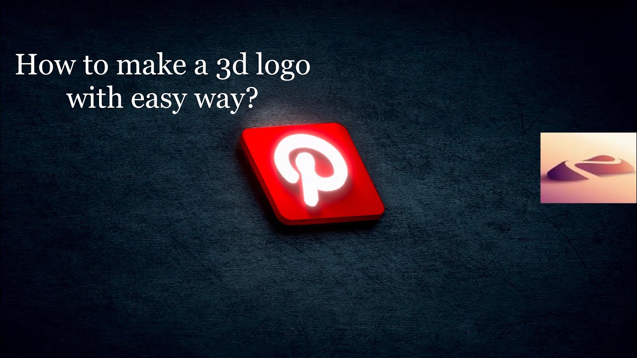 How to make a 3d logo with easy way in nomad sculpt app? || time lapse ...