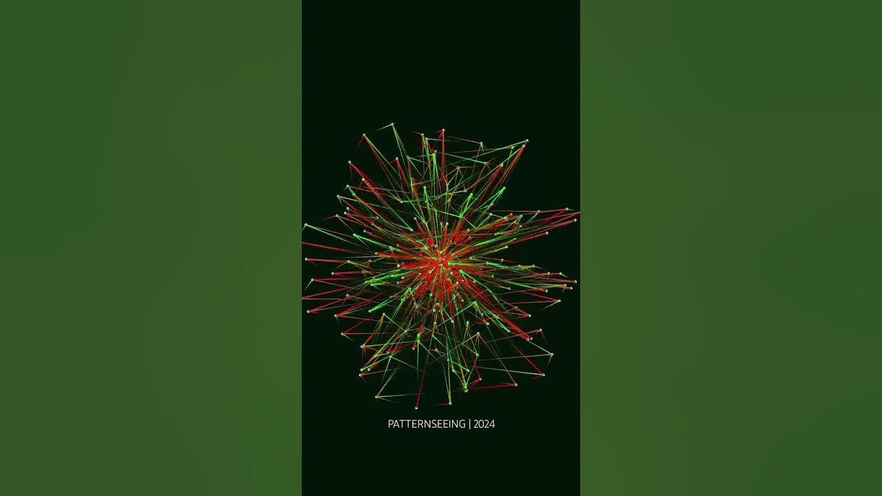 creative coding | network wilderness #generativeart #mathart #dataart - YouTube