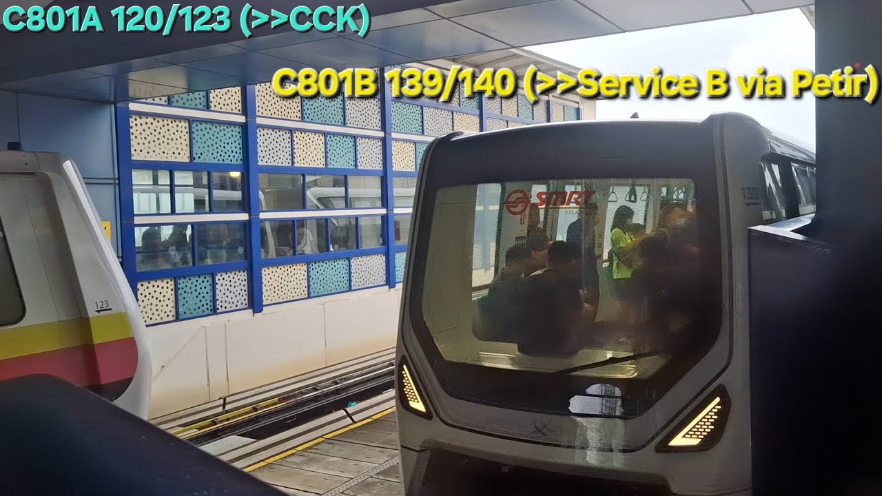 [SMRT] C801A 120/123 & C801B 139/140 at BP6/DT1 Bukit Panjang (Service ...