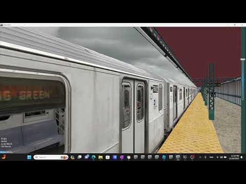 Openbve 2021 R142A 4 Train Arriving & Departing at 183rd Street - YouTube