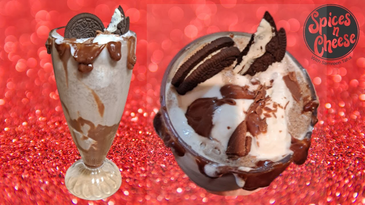 Oreo Vanilla Ice Cream Milkshake How To Make Oreo Milkshake Oreo