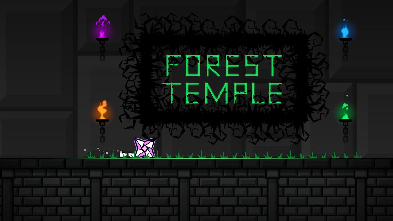 Forest Temple (Hard Demon) by Michigun - 100% | Geometry Dash - YouTube