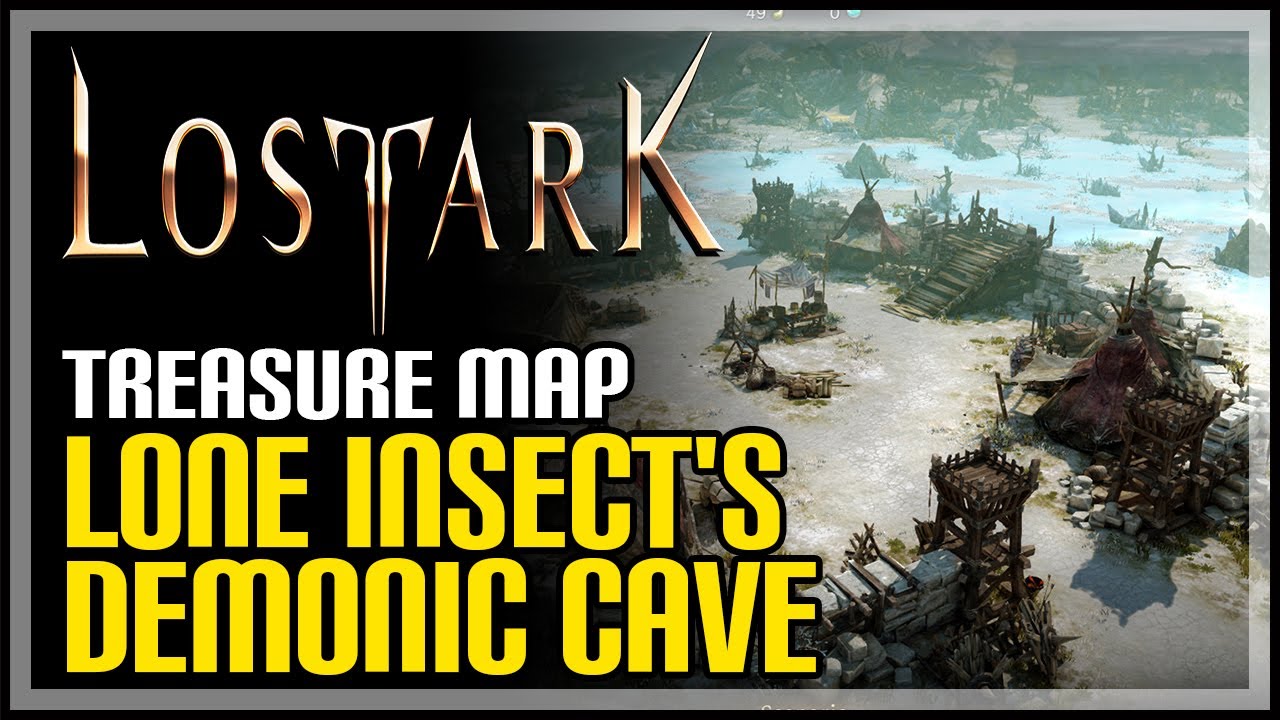 Lone Insect's Demonic Cave Treasure Map Solution Lost Ark - YouTube