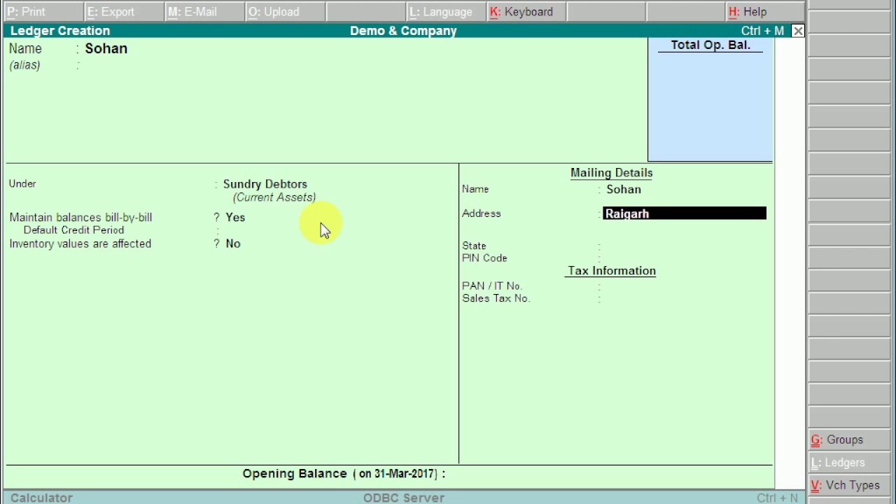 TALLY BASIC CLASS OF LESSON 02 ( STEP BY STEP CLASS) - YouTube
