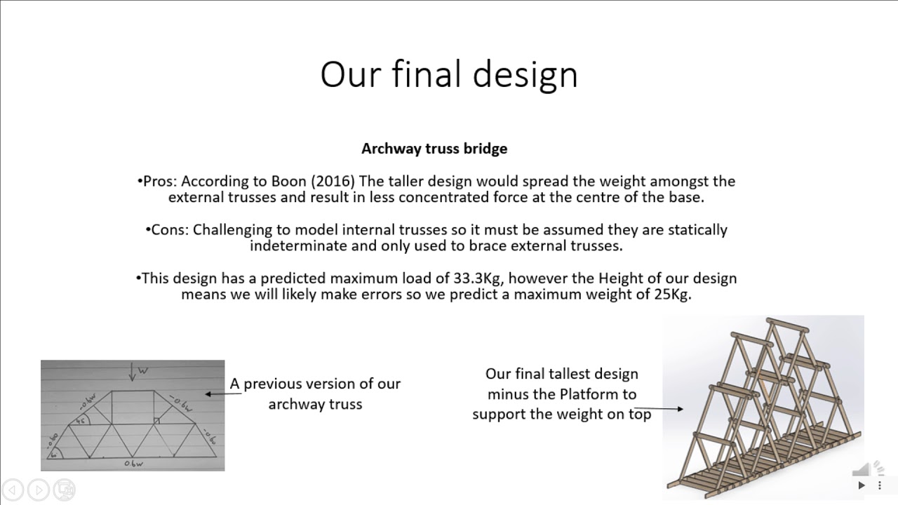 Presentation on the design, build and testing of a model bridge. - YouTube