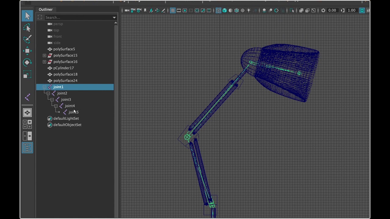 Rigging a Desk Lamp in Maya 2018 - YouTube