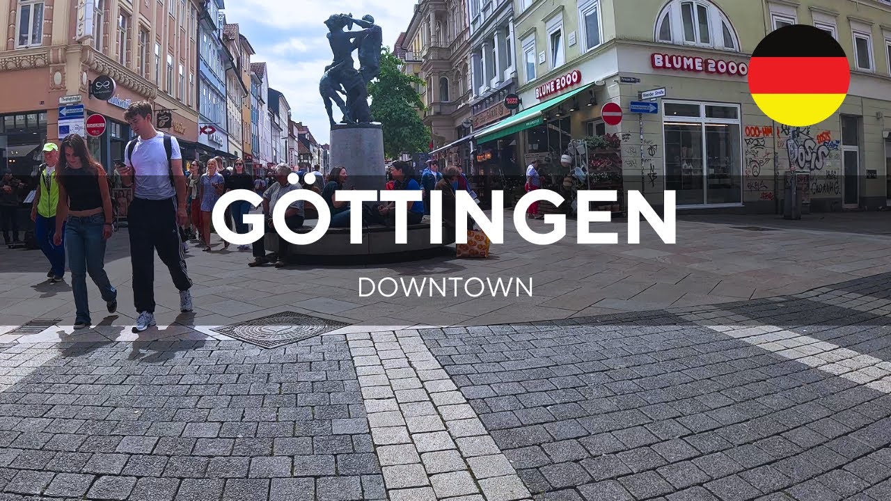 Exploring the Charming Streets of Göttingen Downtown - YouTube