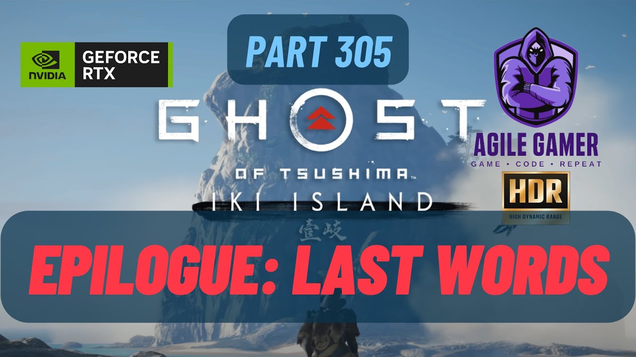 Epilogue Last Words Iki Island Ghost of Tsushima - Directors Cut - HDR ...