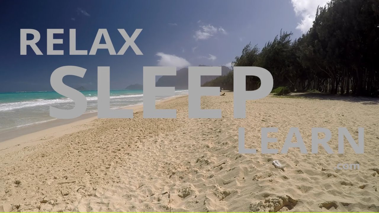 Nap time at Hawaiian Beach with ocean sounds - YouTube