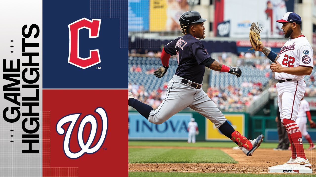 Guardians vs. Nationals Game Highlights (4/16/23) | MLB Highlights ...