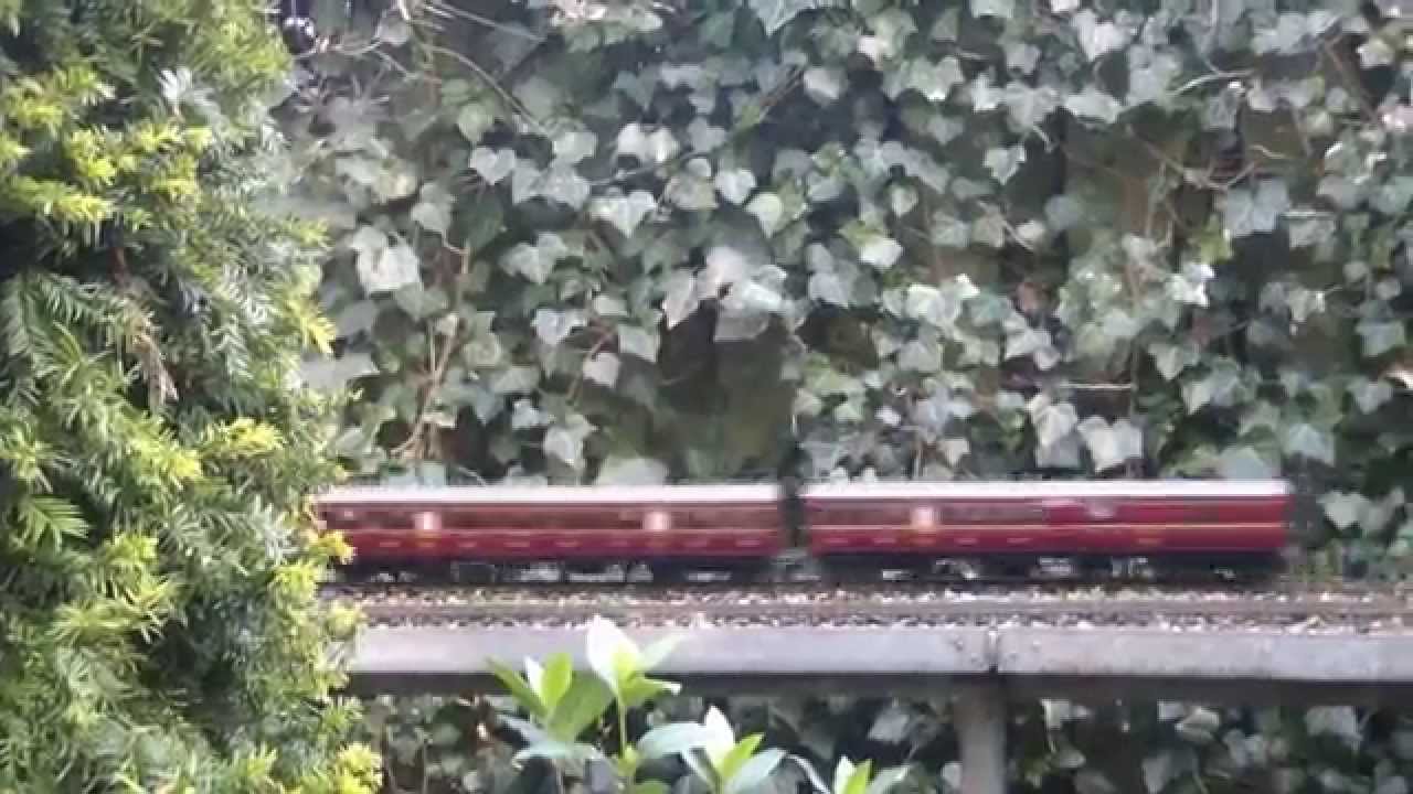 LMS Compound No 1000 Gauge 1 in the garden - YouTube