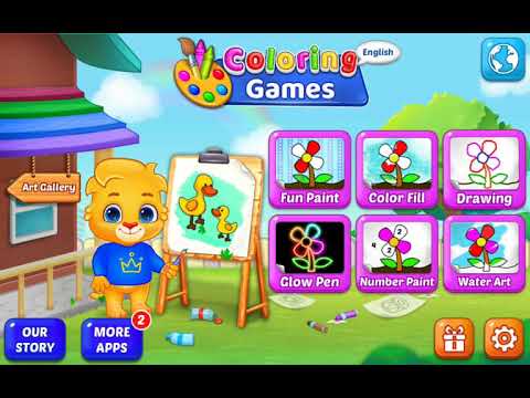 Coloring Games | Coloring Book , Painting , Glow Draw | Learn to Play ...