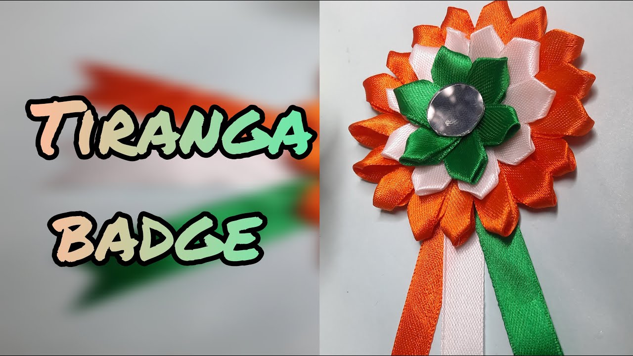 Independence Day Special Ribbon Badge I Tiranga Badge - YouTube
