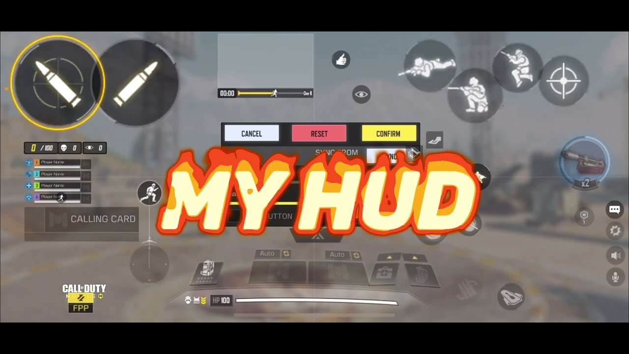 My 4 Finger + Gyro HUD and Sensitivity OF CODM BR - YouTube