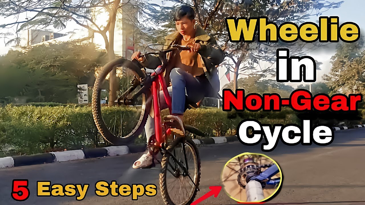 HOW TO WHEELIE?| Non-Gear Cycle|@Stunt_Boy_402 - YouTube