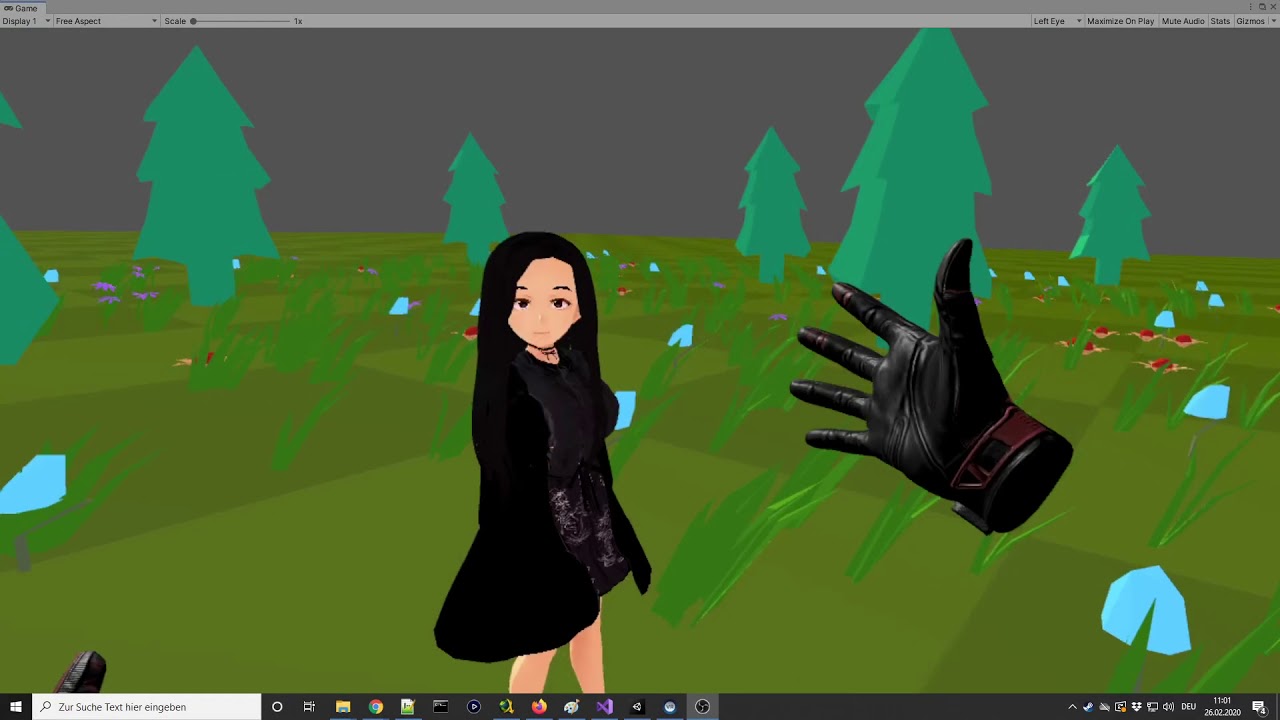 Movements & Hands for VR in my Unity Game GameMaster - YouTube