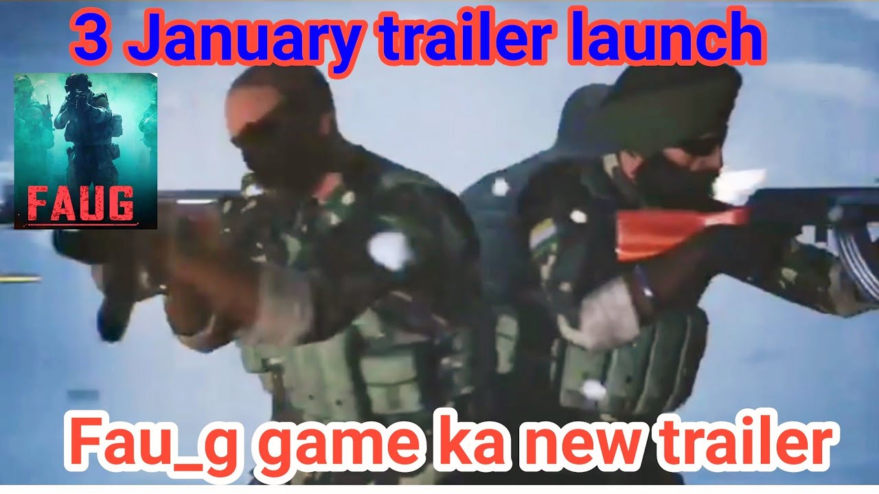 Fau_g game new trailer launch || 3 January trailer launch Fau_g game ...