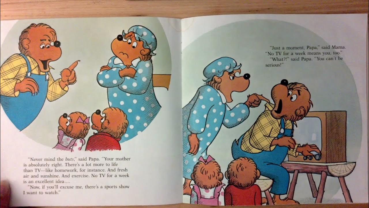 The Berenstain Bears and TOO MUCH TV, by Stan & Jan Berenstain - YouTube