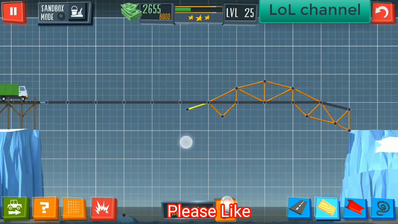 [Build a bridge] Qua màn 25 đạt 3 sao - Hướng dẫn phá đảo game xây cầu ...