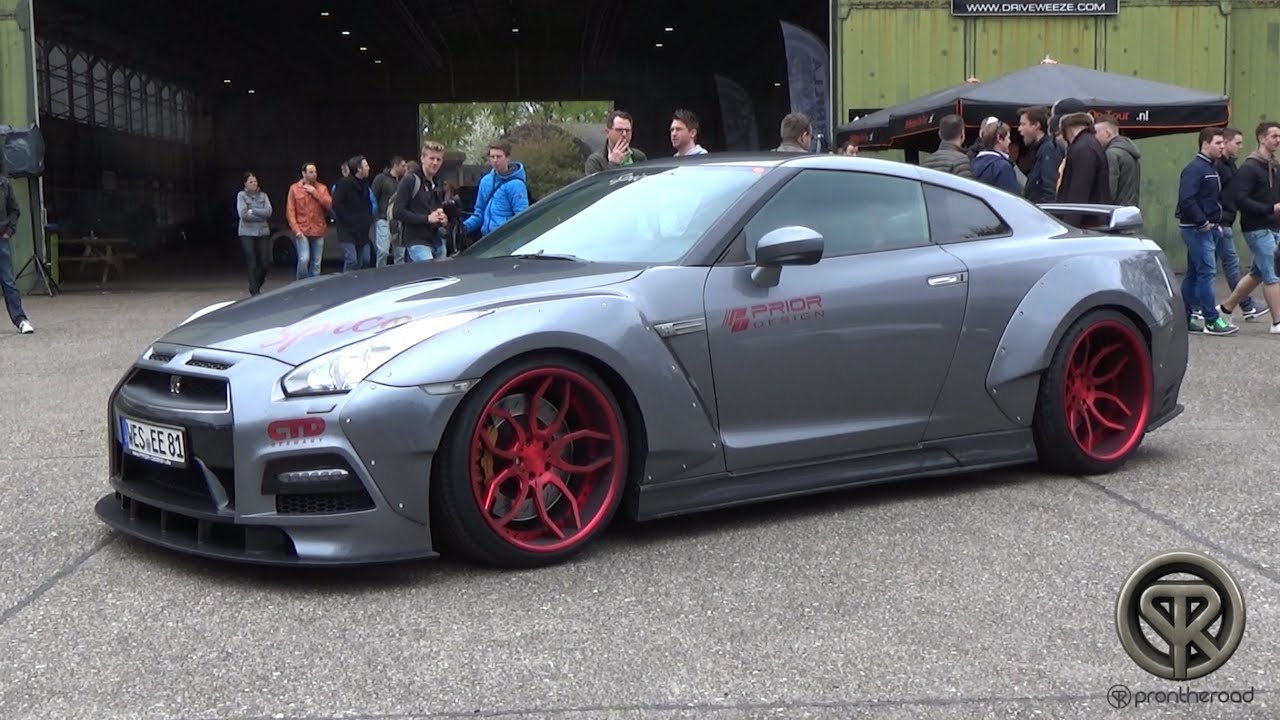 Nissan R35 GT R By Prior Design - LOUD SOUNDS + ACCELERATIONS - YouTube