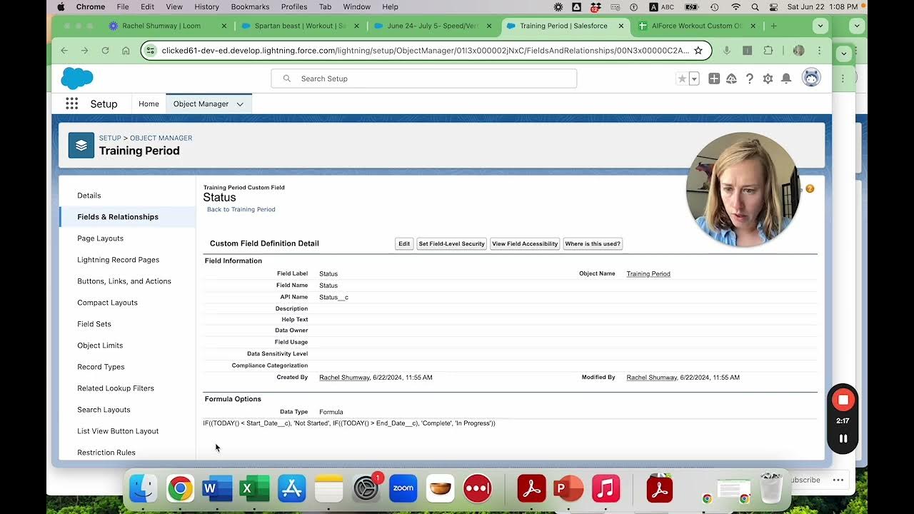 Creating a Salesforce Custom App for my Running Training Season - YouTube
