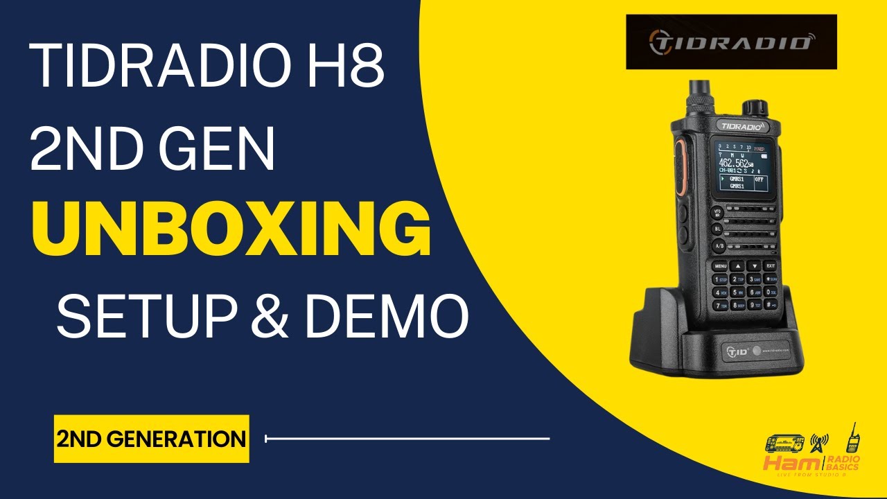 TIDRADIO H8 2nd Generation Unboxing Setup & Demo - YouTube