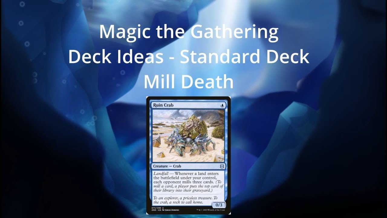 Magic the Gathering Deck Ideas - Standard Deck - Mill Death - YouTube