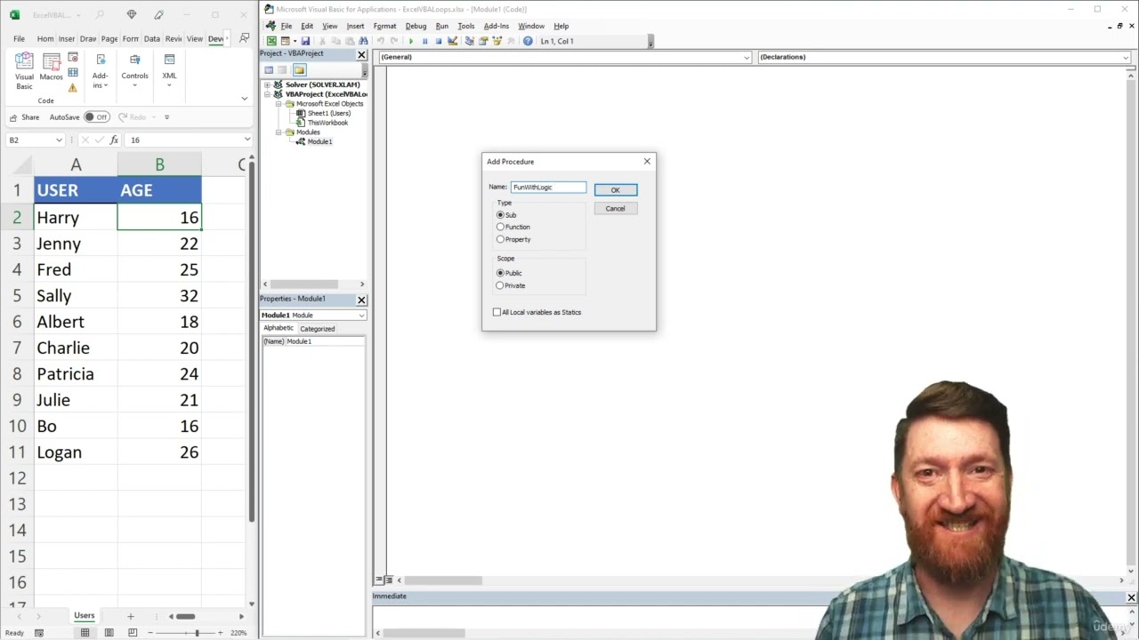 002 Building Logic With An Excel VBA IF Statement YouTube 002 Building Logic With An Excel VBA IF Statement YouTube