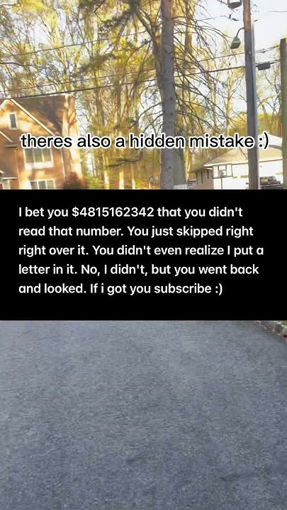 try to find the hidden mistake - YouTube