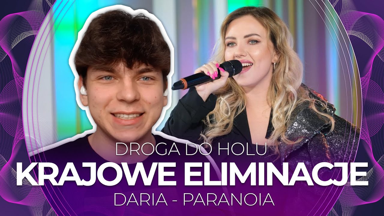 Misja Eurowizja: Droga do Holu | DARIA - Paranoia | REAKCJA #1 [ENG ...