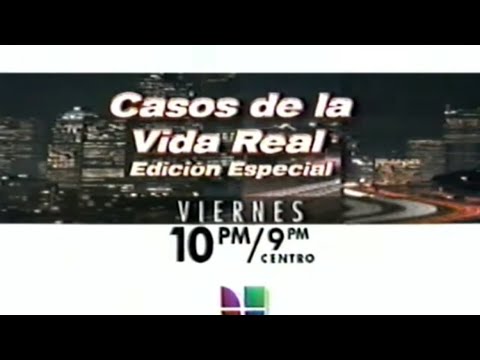 Casos de la Vida Real (Edicion Especial) Promo on Univision (VHS ...