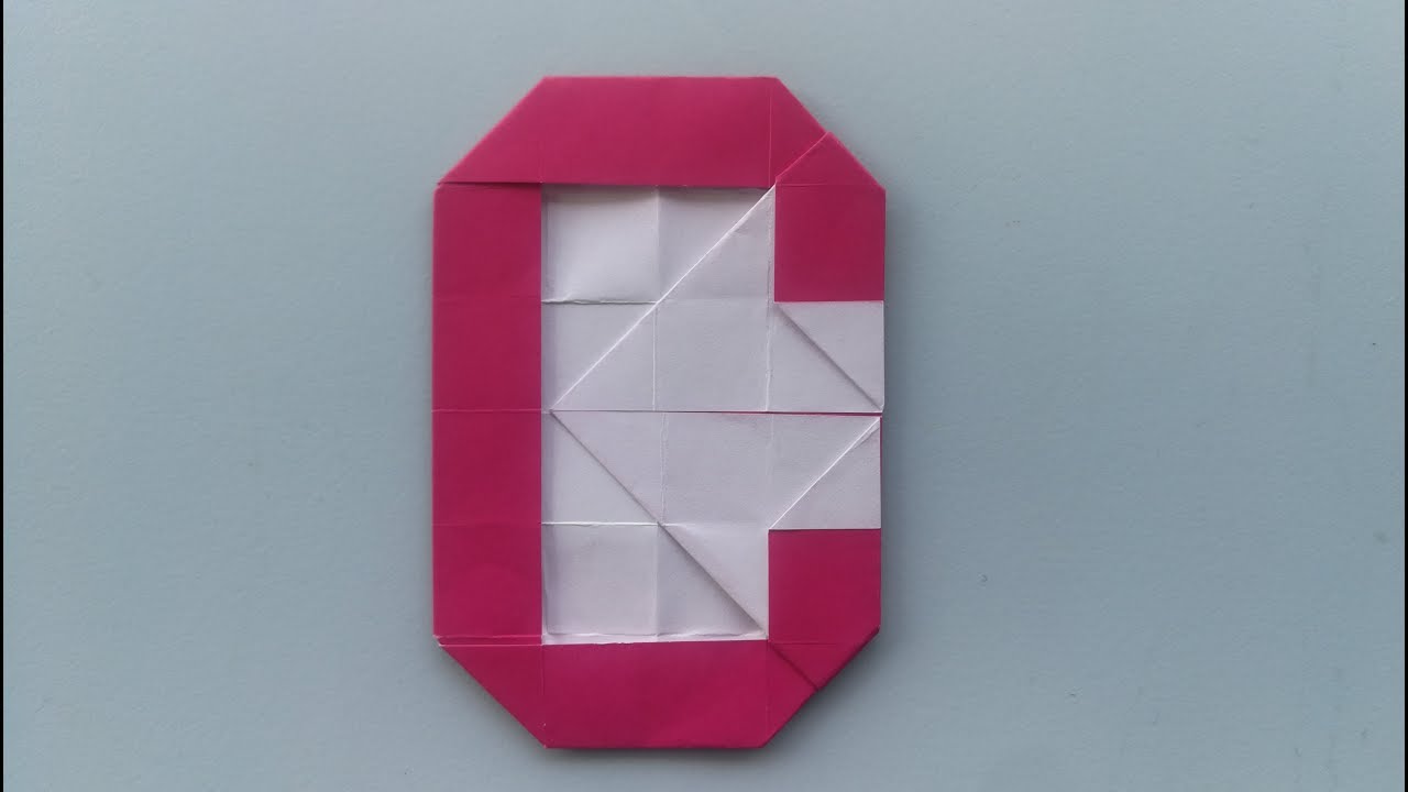 How to Make Origami Letter C - YouTube