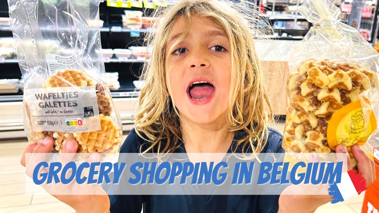 Our family grocery shopping experience in the BELGIUM - YouTube