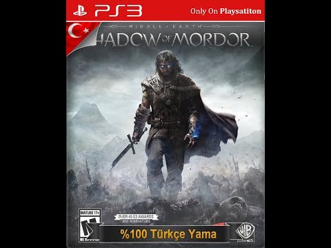 Game - Middle Earth Shadow Of Mordor PS3 Türkçe