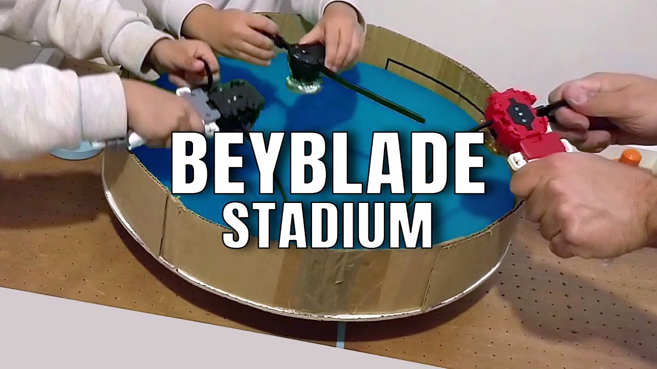 Fun DIY Day with My Kids – Build a Beyblade Stadium / Arena | XDIY ...