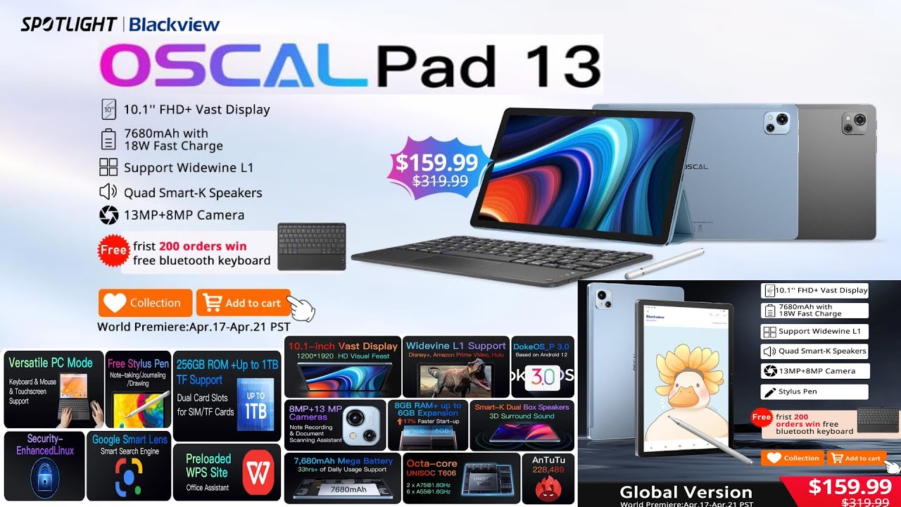Обзор Oscal Pad 13 во всех подробностях (надеюсь) - YouTube