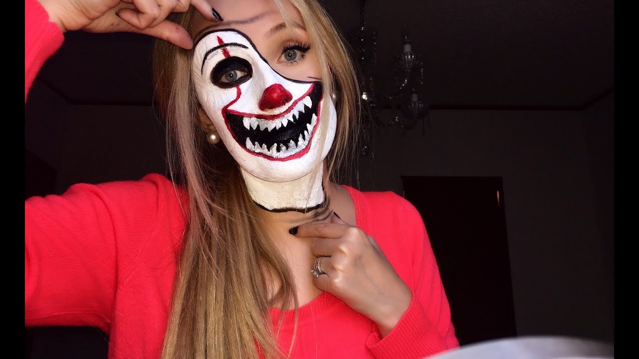IT PENNYWISE HALLOWEEN MAKEUP TUTORIAL! - YouTube