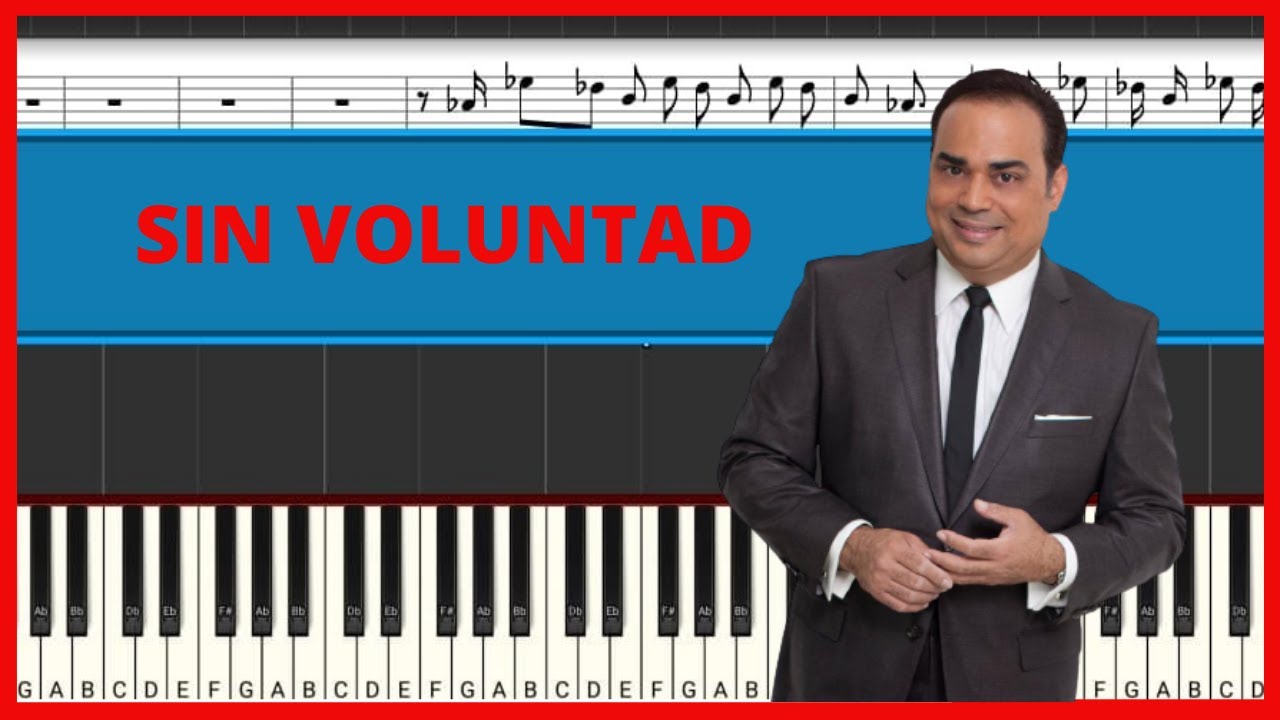 Gilberto Santa Rosa - Sin Voluntad | Piano Tutorial | Midi - YouTube
