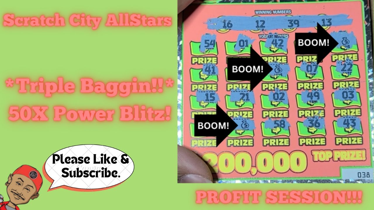 **TRIPLE BAGGED💰💰💰** on 50X Power Blitz #fyp #lottery #scratchcards ...